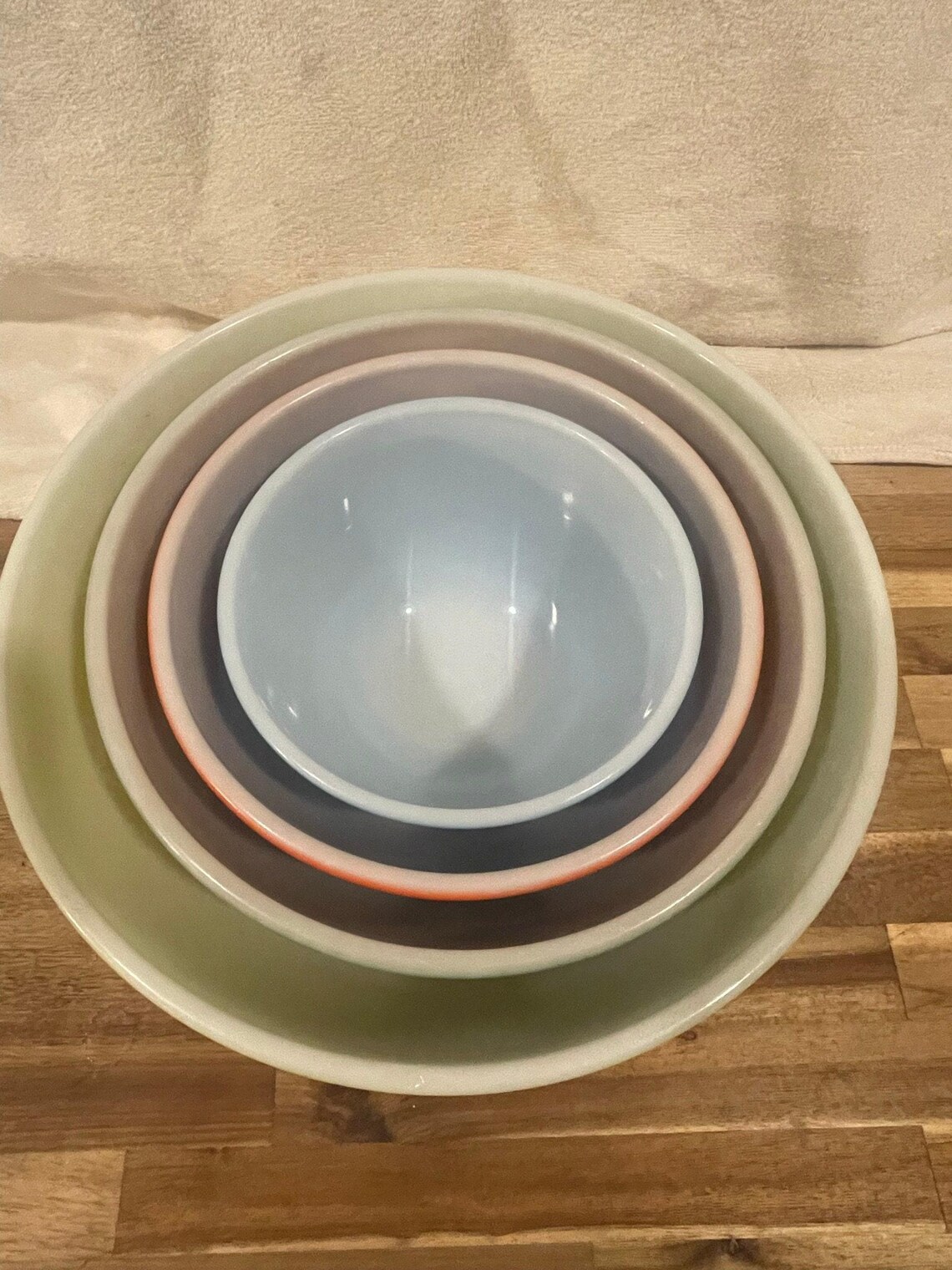 PYREX Primary Color Mixing Bowls 401, 402, 403, 404 - Etsy