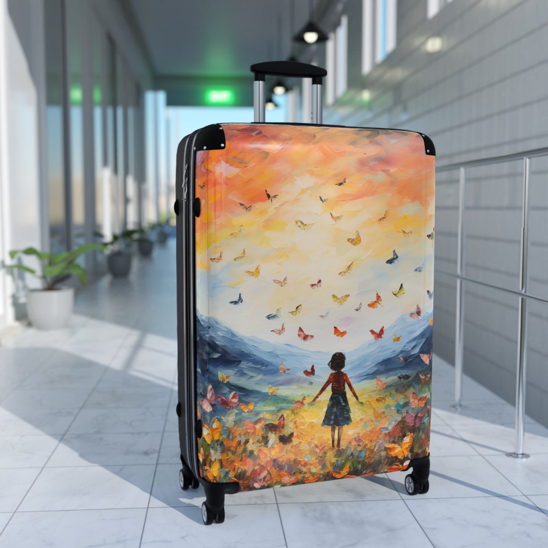 Butterfly Suitcase - Etsy