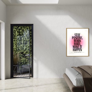 Stay Positive, Work Hard, Make It Happen Poster - Etsy