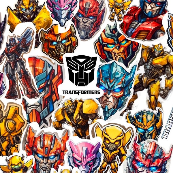 Bumblebee Transformer Stickers - Etsy