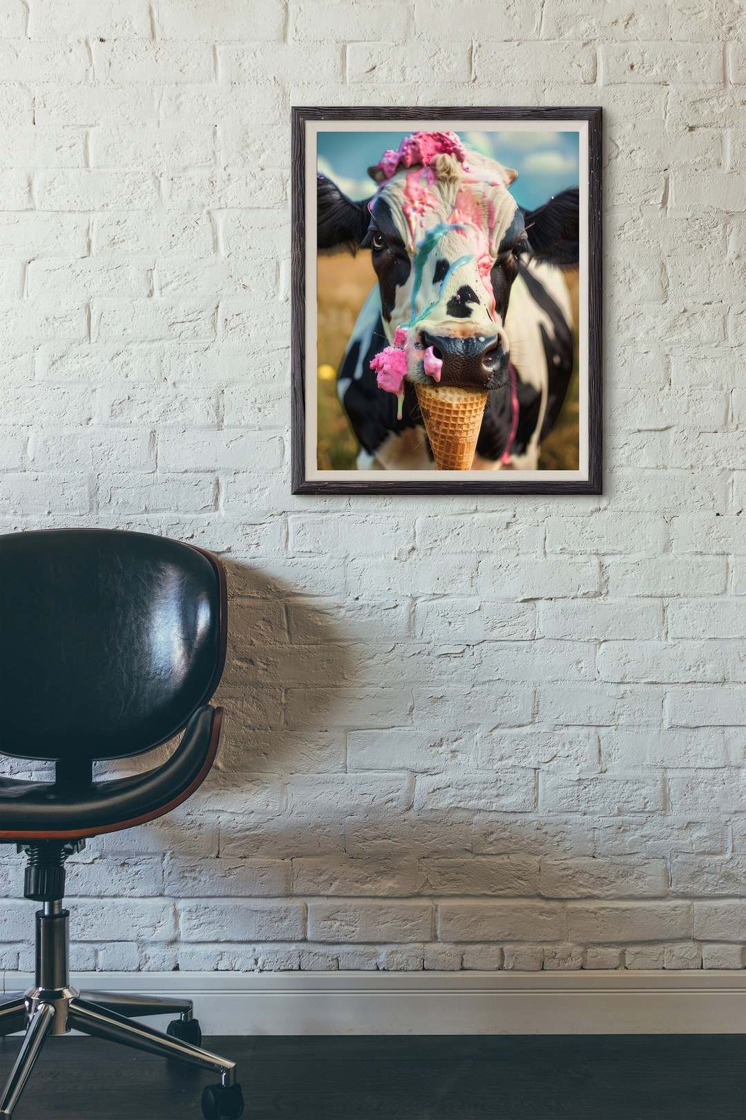 COW DIGITAL PRINT Animal Printable Poster Wall Art Decor Artwork ...