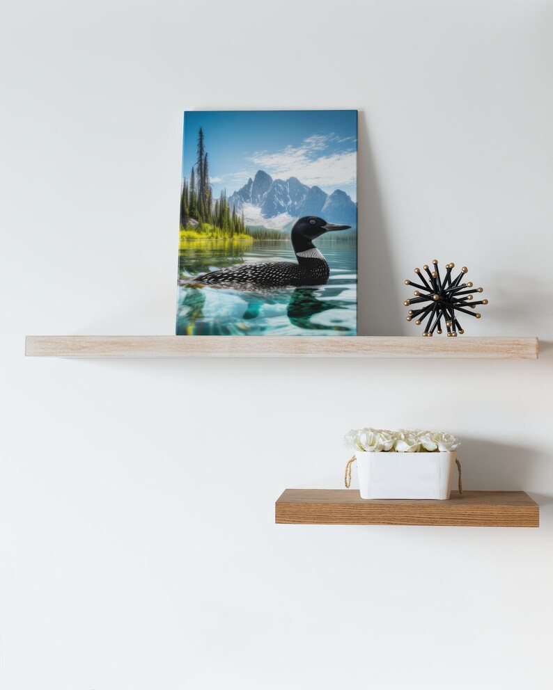 Loon Digital Print Animal Printable Wall Art Decor Artwork Instant ...