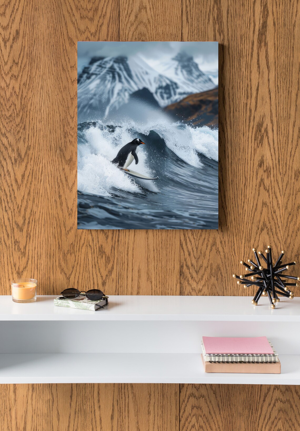 PENGUIN DIGITAL PRINT Animal Printable Poster Wall Art Decor Artwork ...