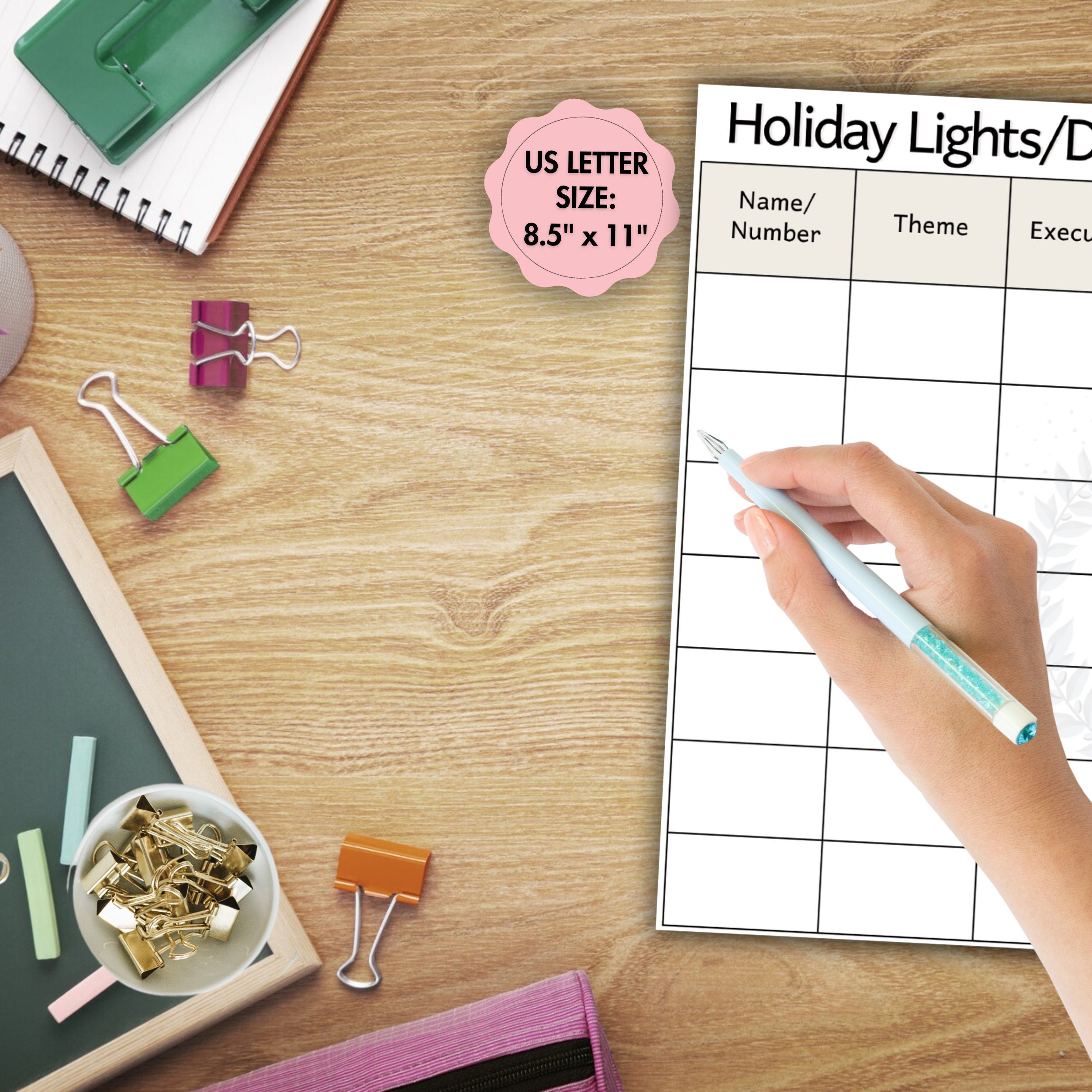Holiday Lights or Decorations Contest Scorecard Printable, Lights ...
