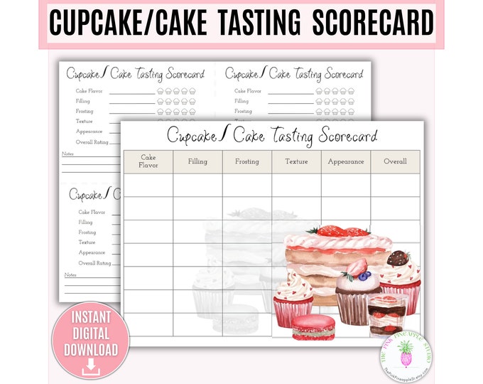 Pizza Tasting Scorecard Printable Template, Party Food Tasting Game ...