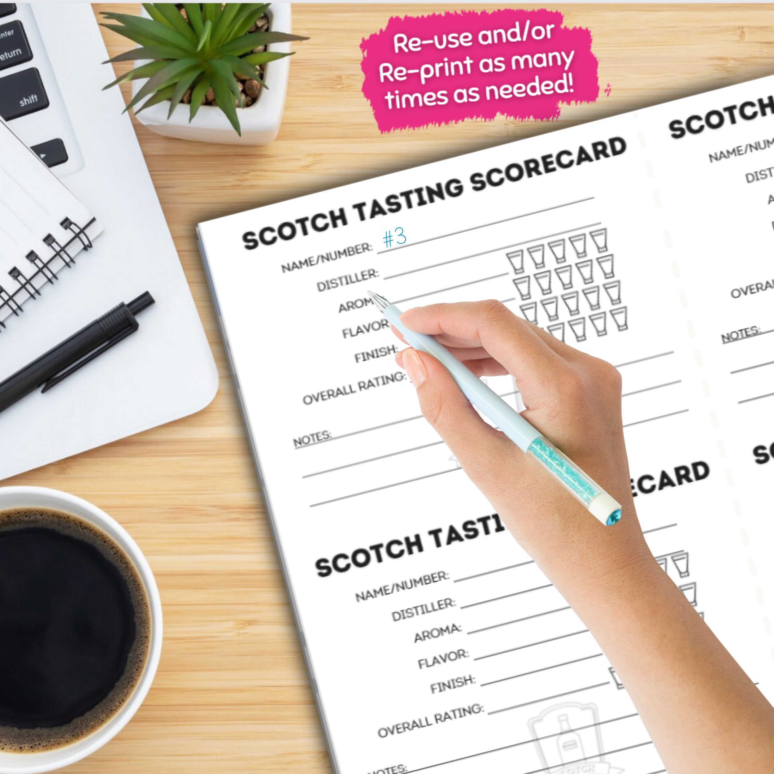 Scotch Tasting Scorecard Printable, Scotch Party, Scotch Flight, Scotch ...