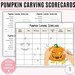 Pumpkin Carving Scorecard Printable, Pumpkin Carving Contest, Pumpkin ...