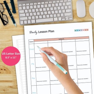 Homeschool Teacher Planner Printable Bundle, Home School Planner ...