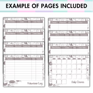 Homeschool Student Portfolio Printable Bundle, Student Portfolio, High ...