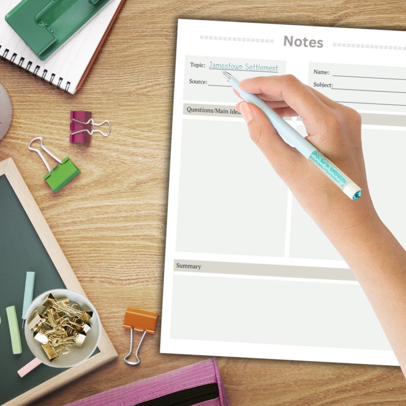 Study Notes Printable Bundle Student Study Guides Lecture - Etsy