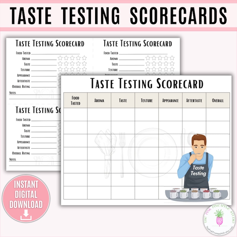 Taste Food or Test Food - Etsy