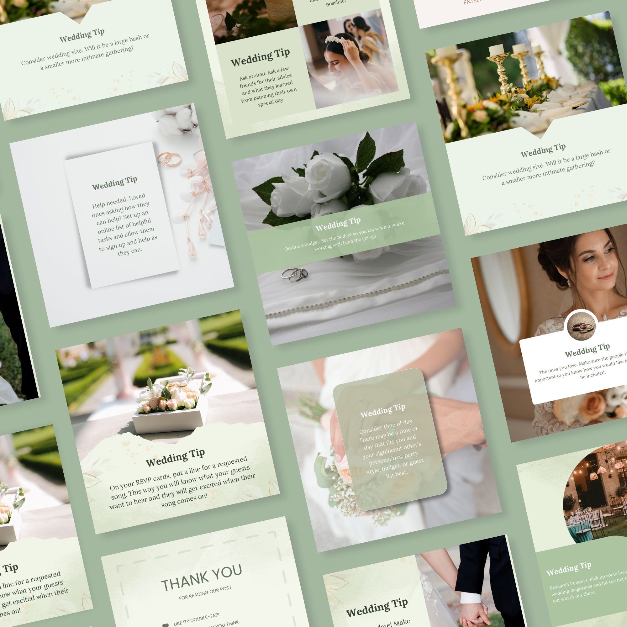 111 Wedding Instagram Post Templates Canva, Wedding Templates Canva ...