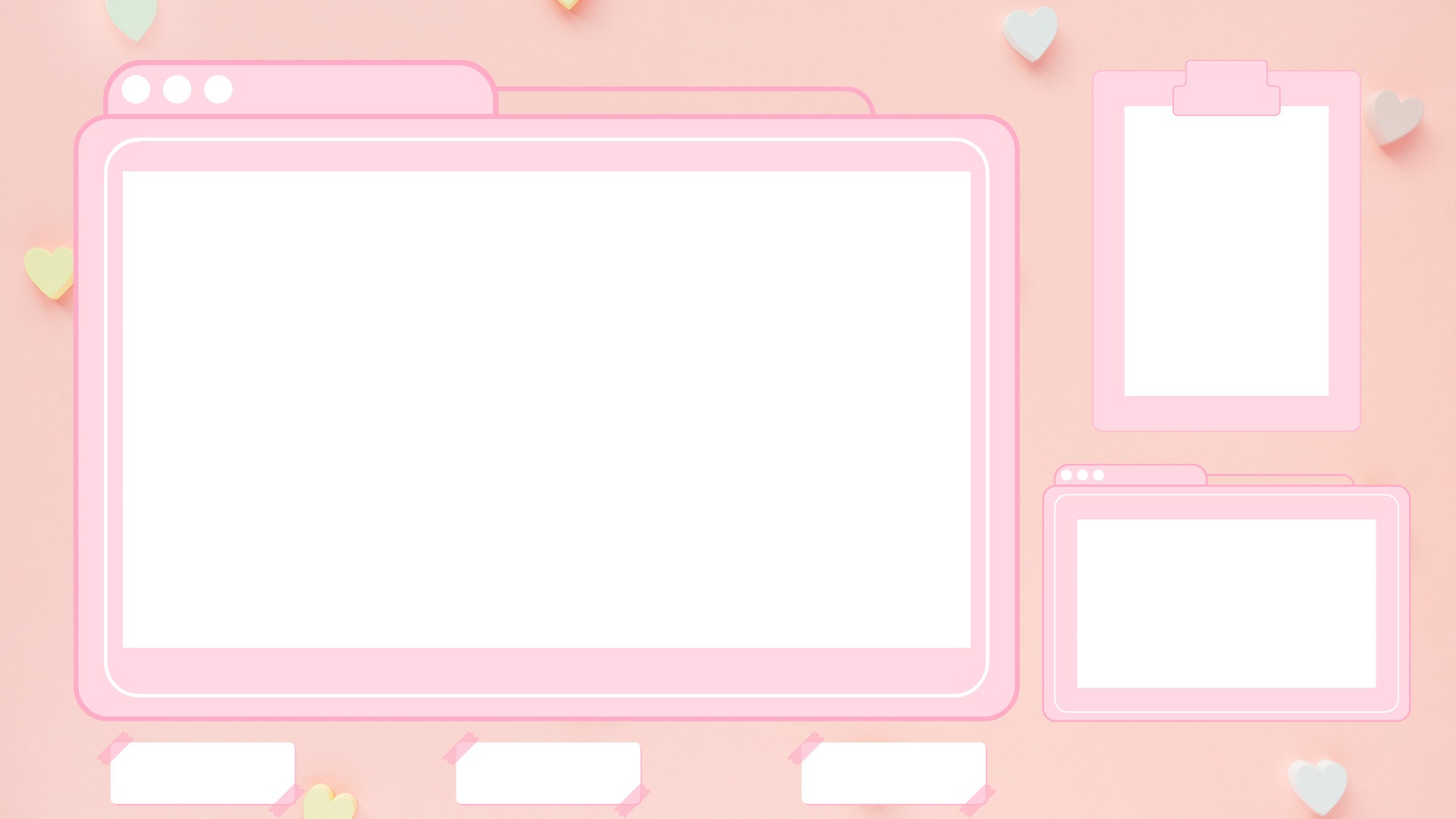 Pastel Office Overlay Pack | Stream Overlay | Twitch Overlay | Pastel ...