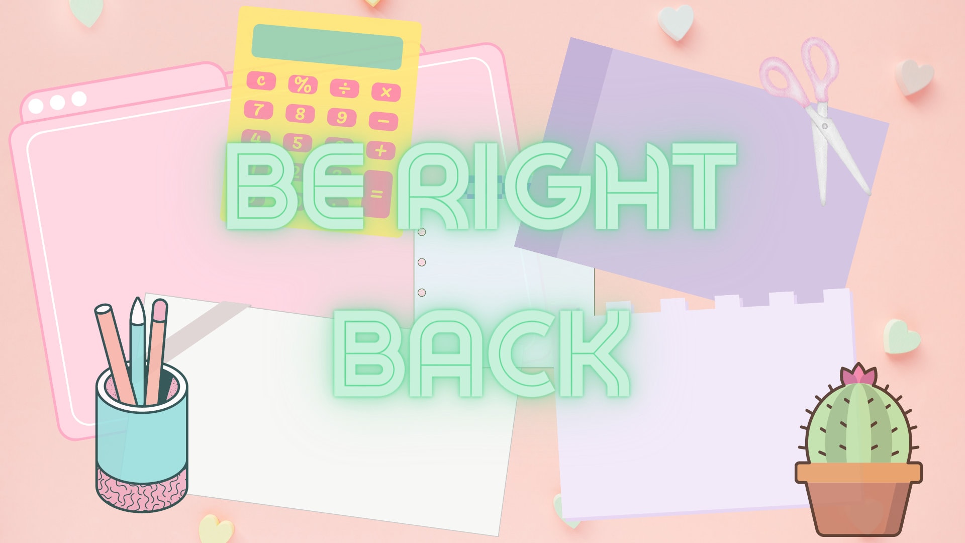 Pastel Office Overlay Pack Stream Overlay Twitch Overlay Pastel Overlay ...