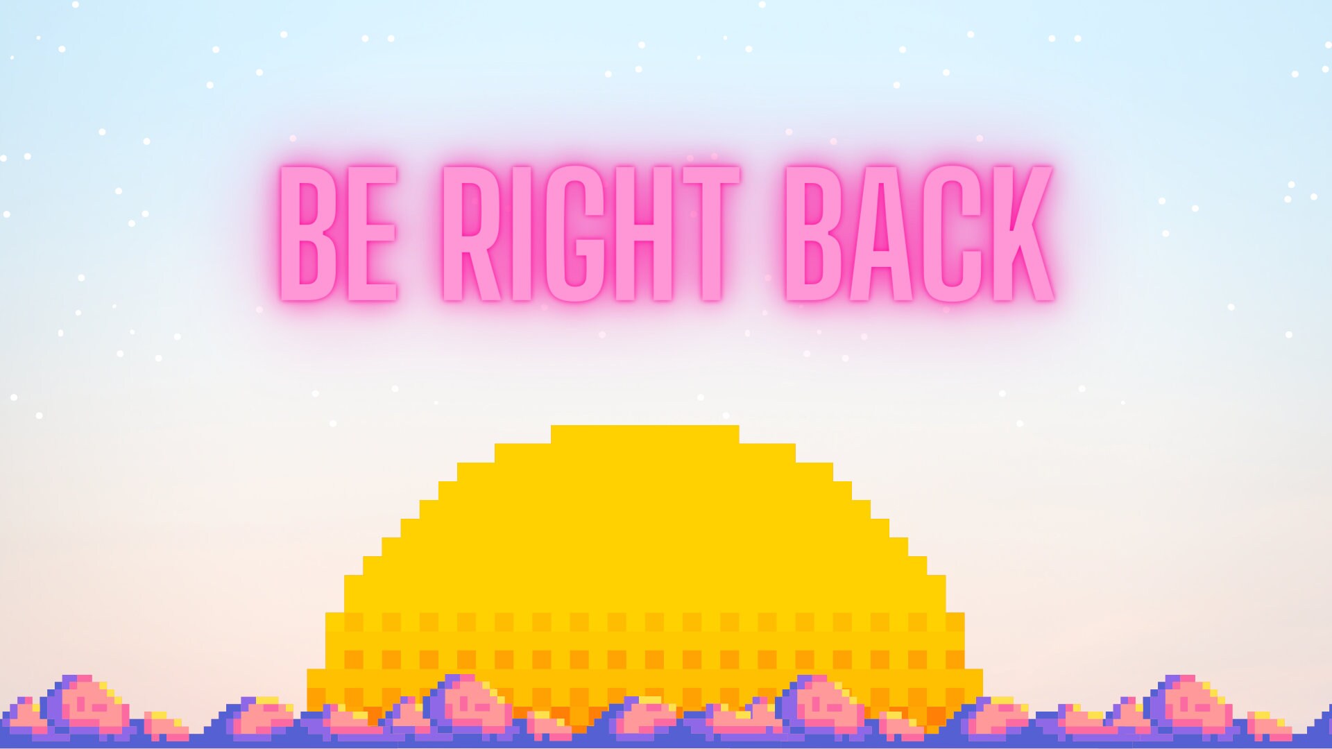 Pastel Sunset Stream Overlay Pack | Pixel Sunset Overlay | Live ...