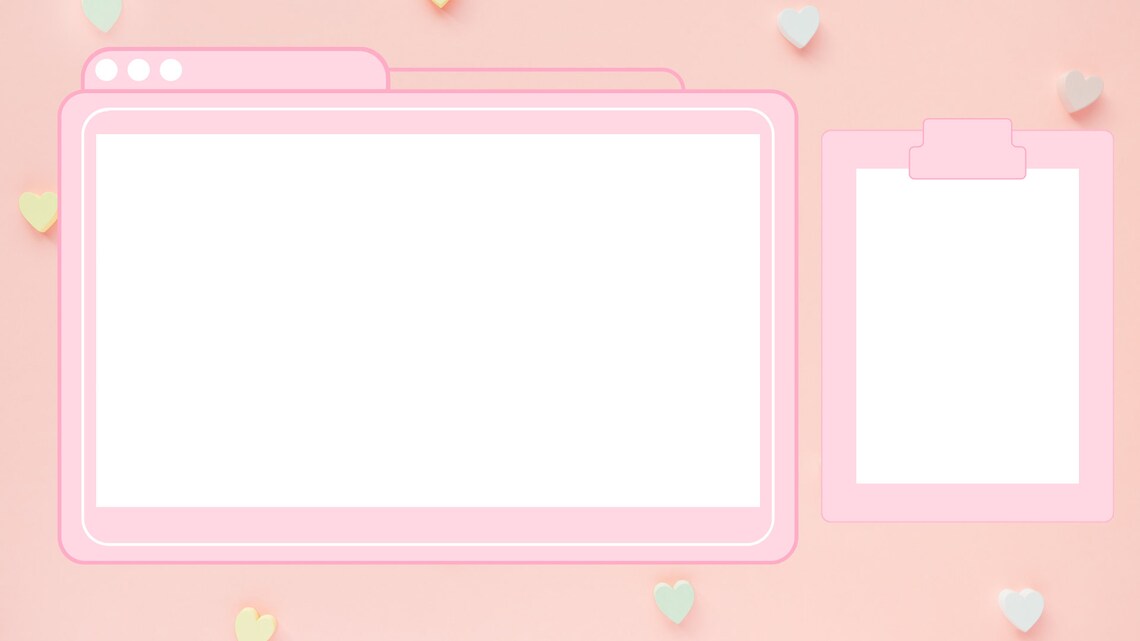 Pastel Office Overlay Pack Stream Overlay Twitch Overlay Pastel Overlay ...