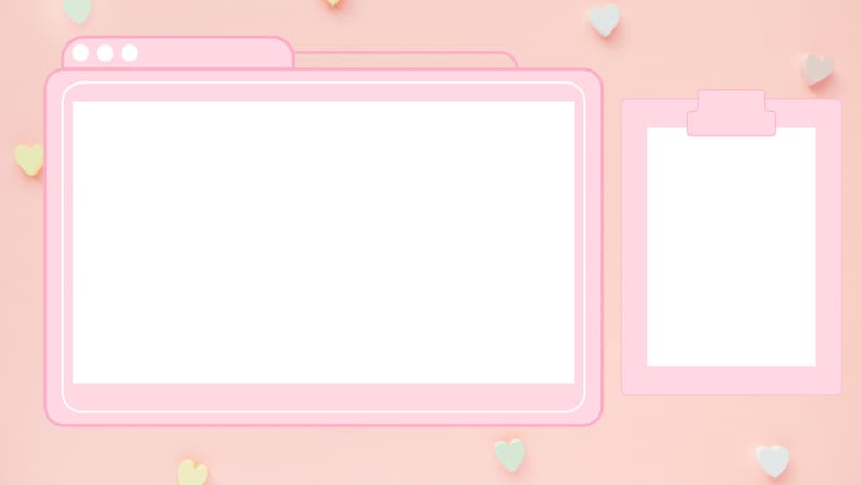 Pastel Office Overlay Pack | Stream Overlay | Twitch Overlay | Pastel ...