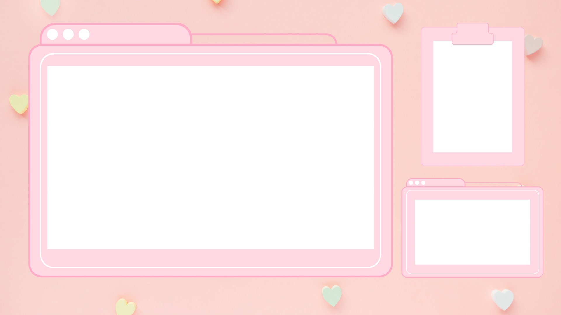 Pastel Office Overlay Pack | Stream Overlay | Twitch Overlay | Pastel ...