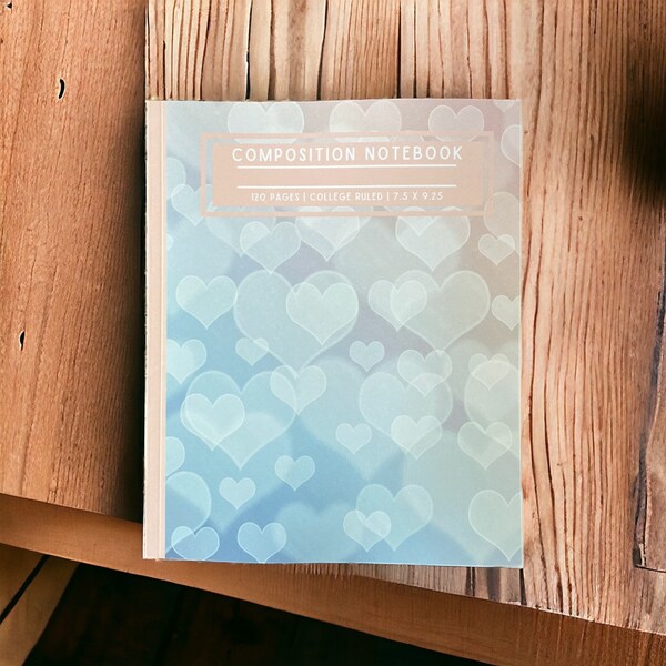 College Ruled Notebook - Etsy