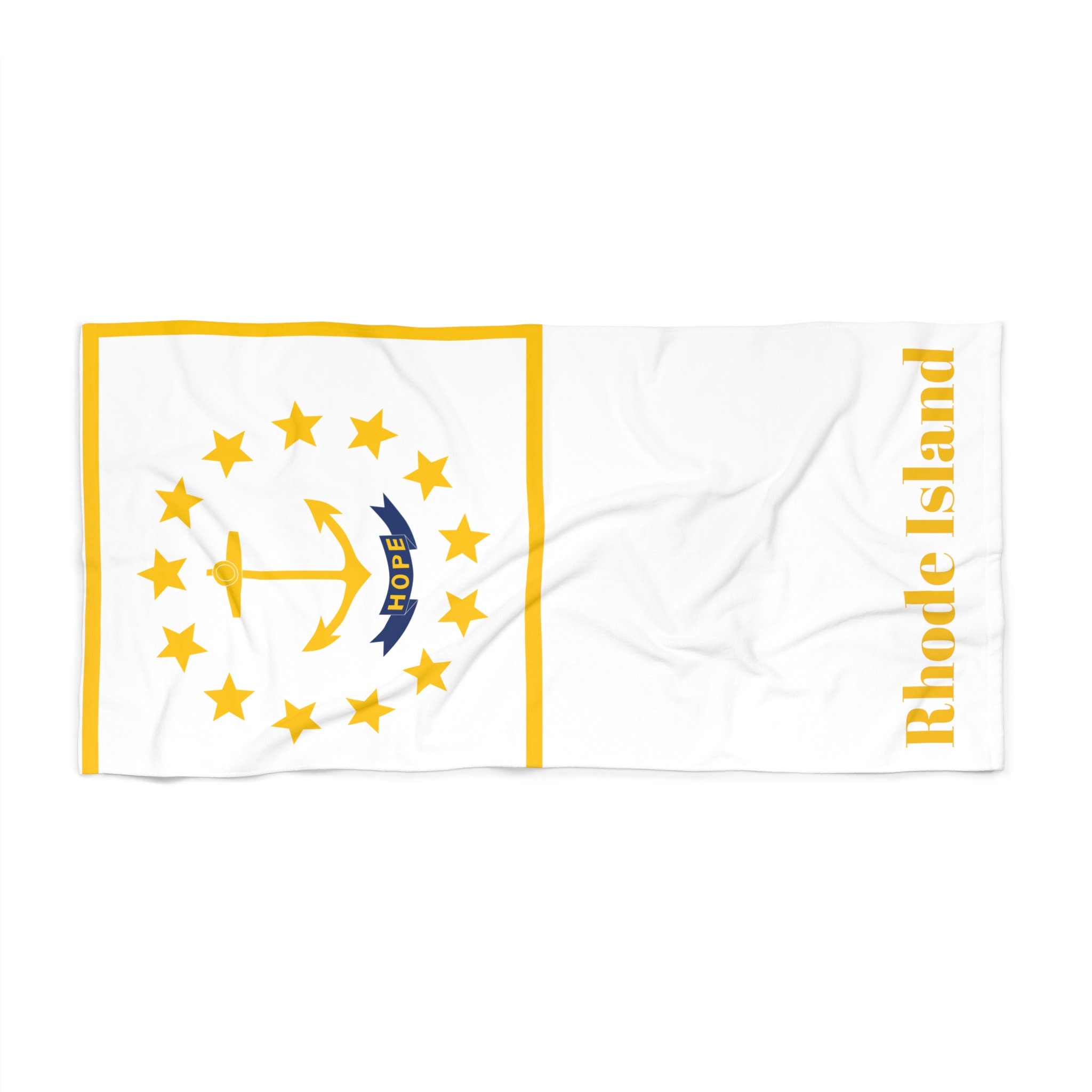 Rhode Island State Flag Large Beach Towels Wedding Gifts Gift for Her ...