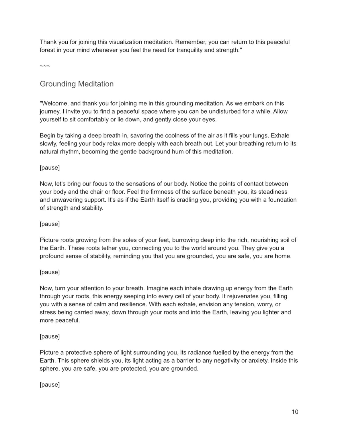 Guided Meditation Scripts for Therapists - Relaxation Mindfulness - Etsy
