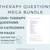 100 First Session Therapy Questions - Digital Guide for Therapists ...