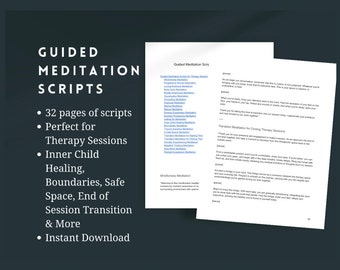 100 Guided Meditation Scripts / Mindfulness Scripts / Free Meditation ...