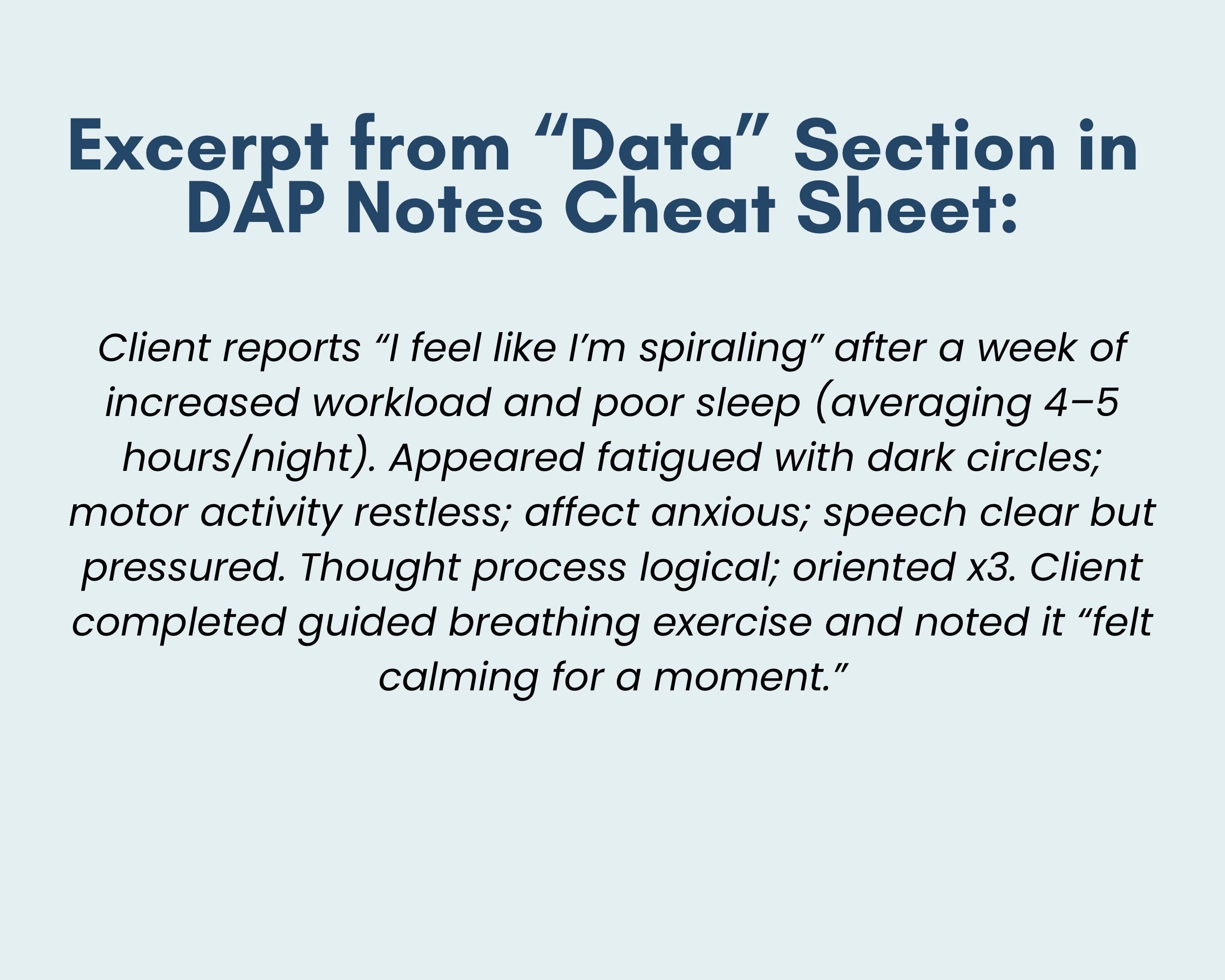SOAP DAP BIRP Notes Cheat Sheet Bundle, Therapy Progress Note Templates ...
