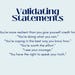 Therapist Client Validating Statements: Empathetic Phrases (digital ...