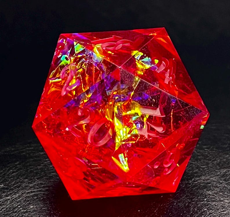 Mystery D20 Chonk Blind Grab Bag - Random Resin Dnd Dice • Surprise ...