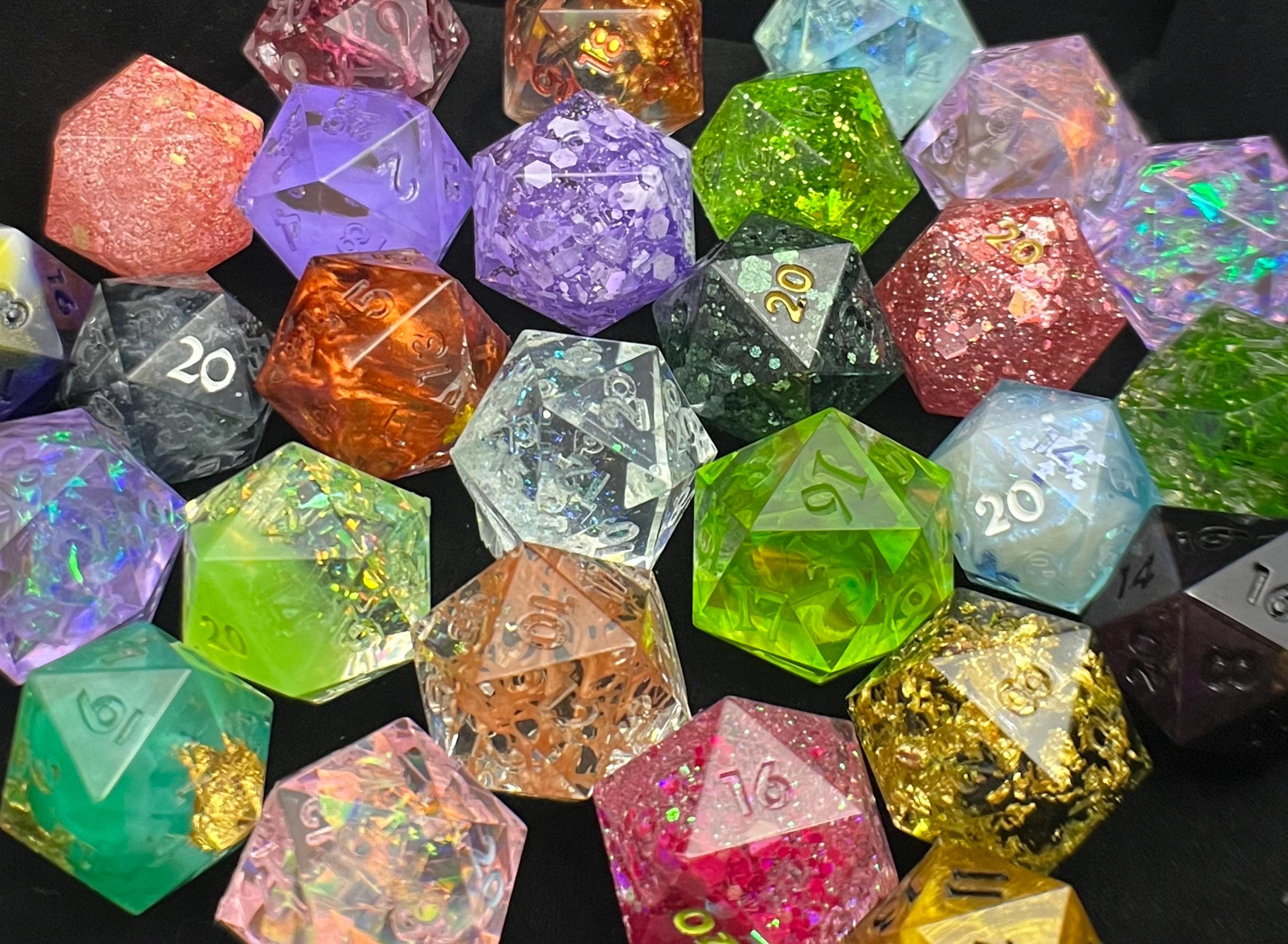 Random Encounter Dice - Handmade Sharp-edge Dungeons and Dragons TTRPG ...