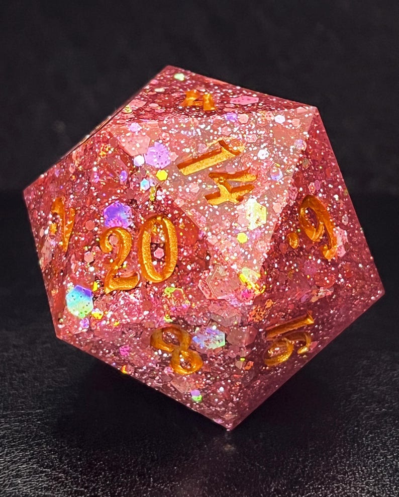 Mystery D20 Chonk Blind Grab Bag - Random Resin Dnd Dice • Surprise ...