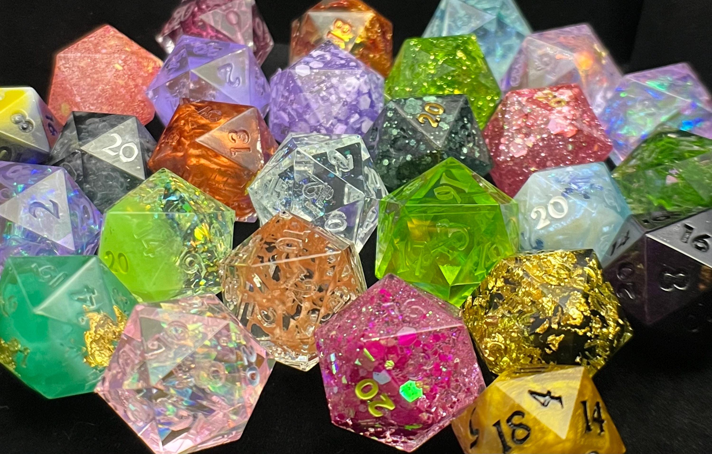 Random Encounter Dice - Handmade Sharp-edge Dungeons and Dragons TTRPG ...