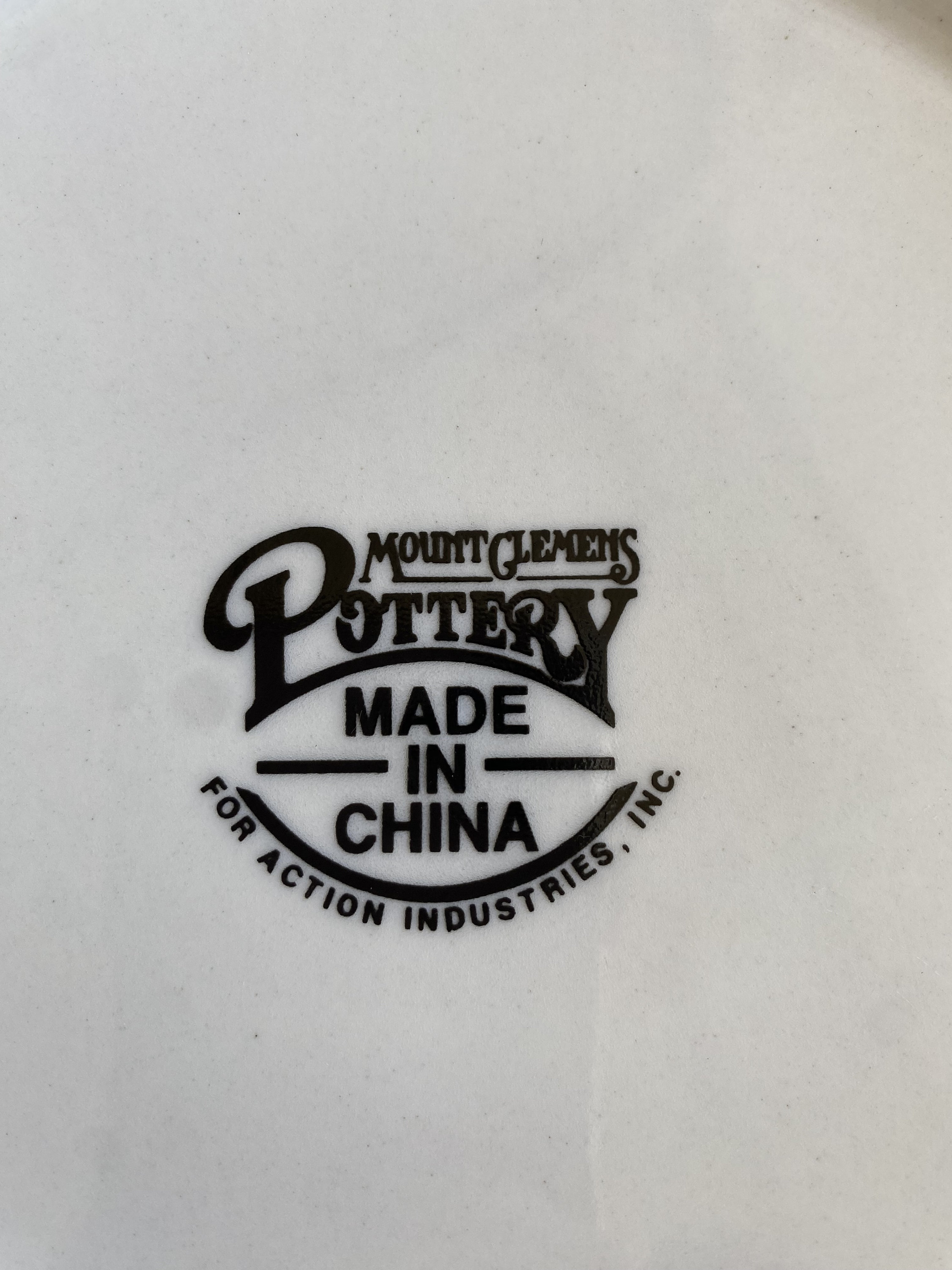 Vintage Cherry Pie Recipe Plate Mount Clemens Pottery - Etsy