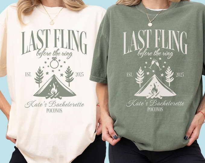 Camp Bachelorette Shirts, Camping Bach T Shirts, Matching Cabin Bach ...