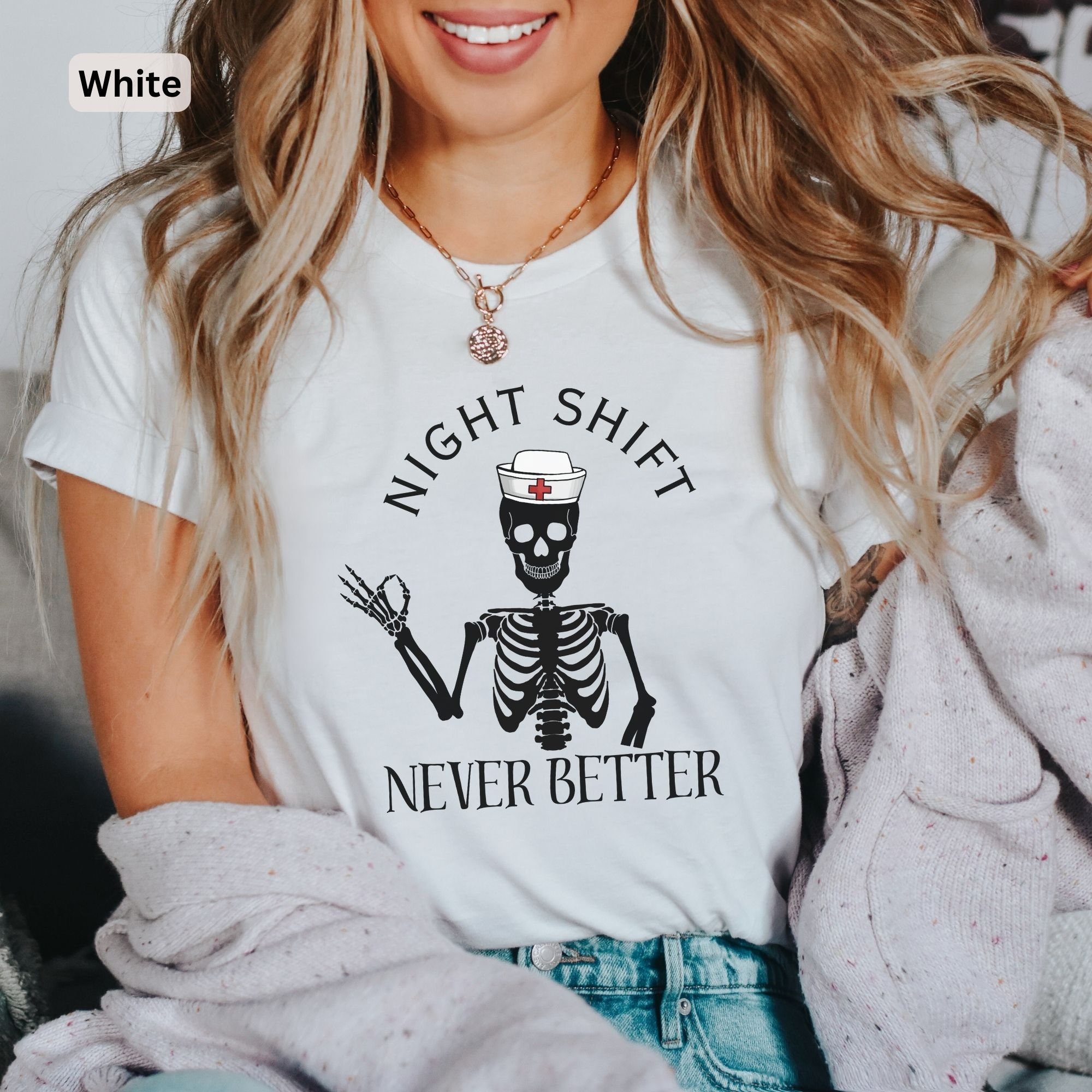 Matching Night Shift RN Shirts, Nurse Appreciation Week Gifts, Funny ...