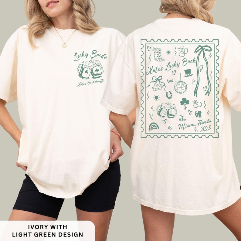 St Patricks Bachelorette Shirts, Beer Bach Comfort Colors, Lucky Bach ...
