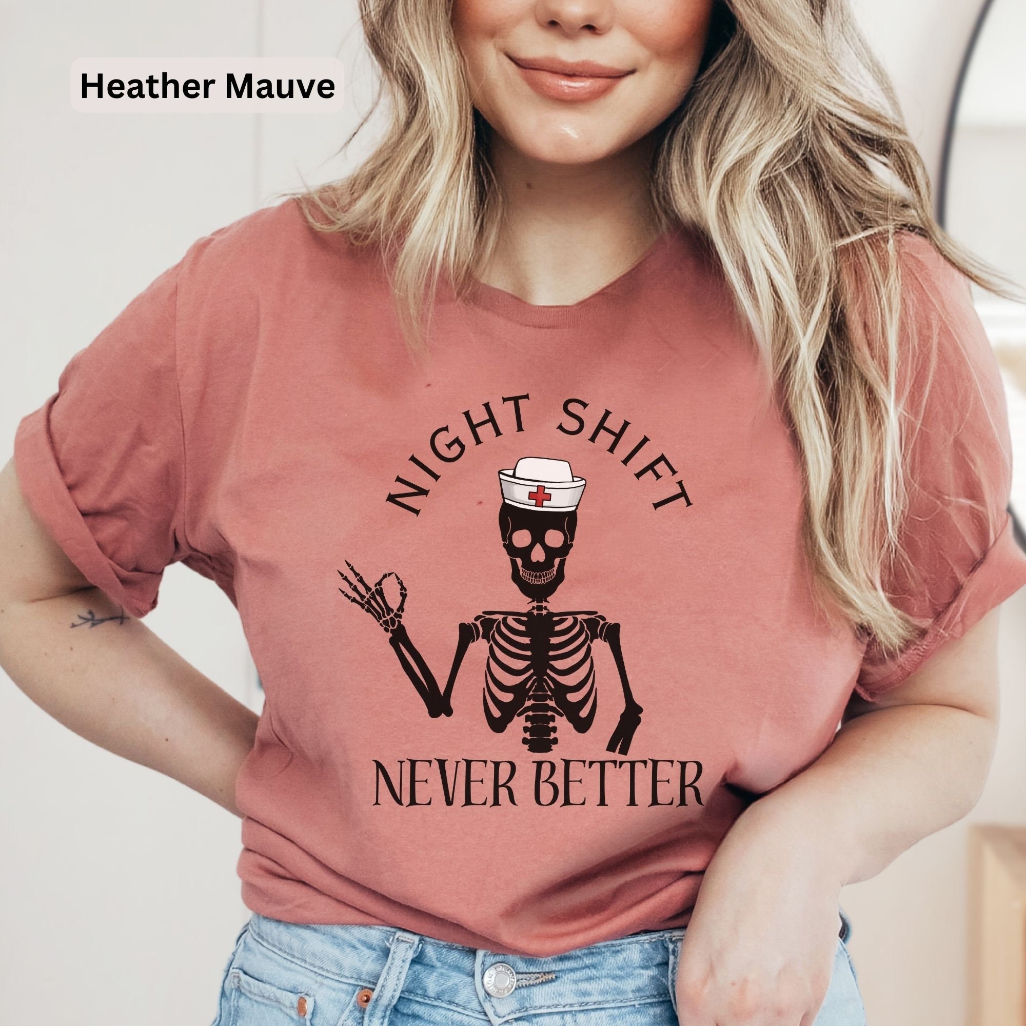 Matching Night Shift RN Shirts, Nurse Appreciation Week Gifts, Funny ...