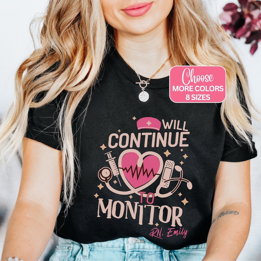 Custom Funny Nurse Shirt, Personalized RN Tshirt, Nurse Appreciation ...