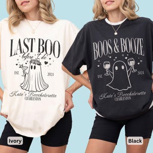 Last Boo Before I Do Shirt, Boos & Booze Bach Tshirts, Boochelorette ...