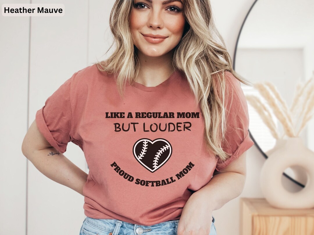 Funny Softball Mom Shirt Cheer Mom Shirt Softball Game Day - Etsy