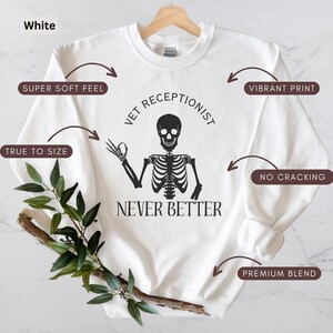 Funny Vet Receptionist Shirt, Veterinary Receptionist Sweatshirt, Vet ...