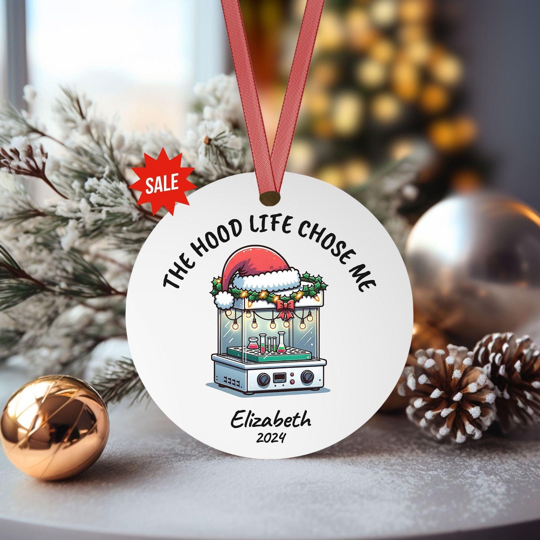 Funny Microbiologist Ornament, Microbiology Christmas Ornament ...