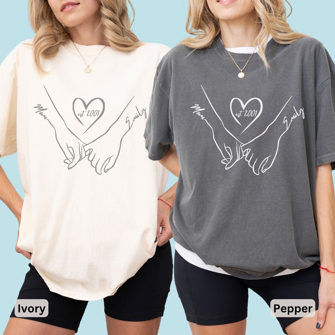 Mom and Daughter Shirts Matching, Custom Mother Daughter Tshirts ...