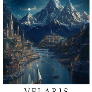 Velaris Printable Art - the Night Court Print, Instant Digital Download ...