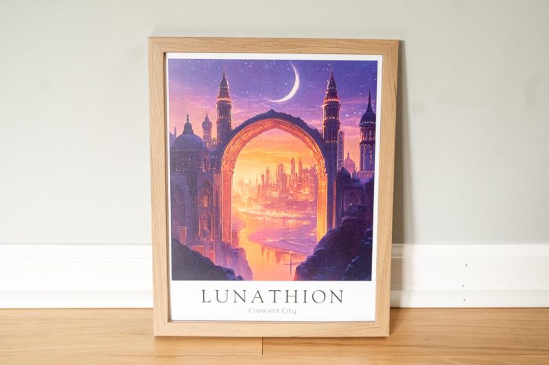 Lunathion Poster Print: ACOTAR Inspired Fantasy Art, 11x14 Cardstock - Etsy