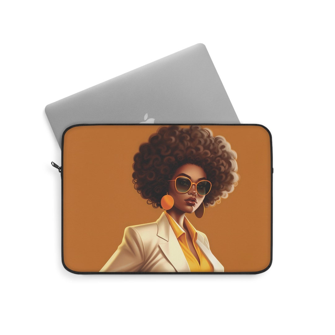 Black Boss Lady Series Brown Laptop Sleeve Multiple Sizes Business ...
