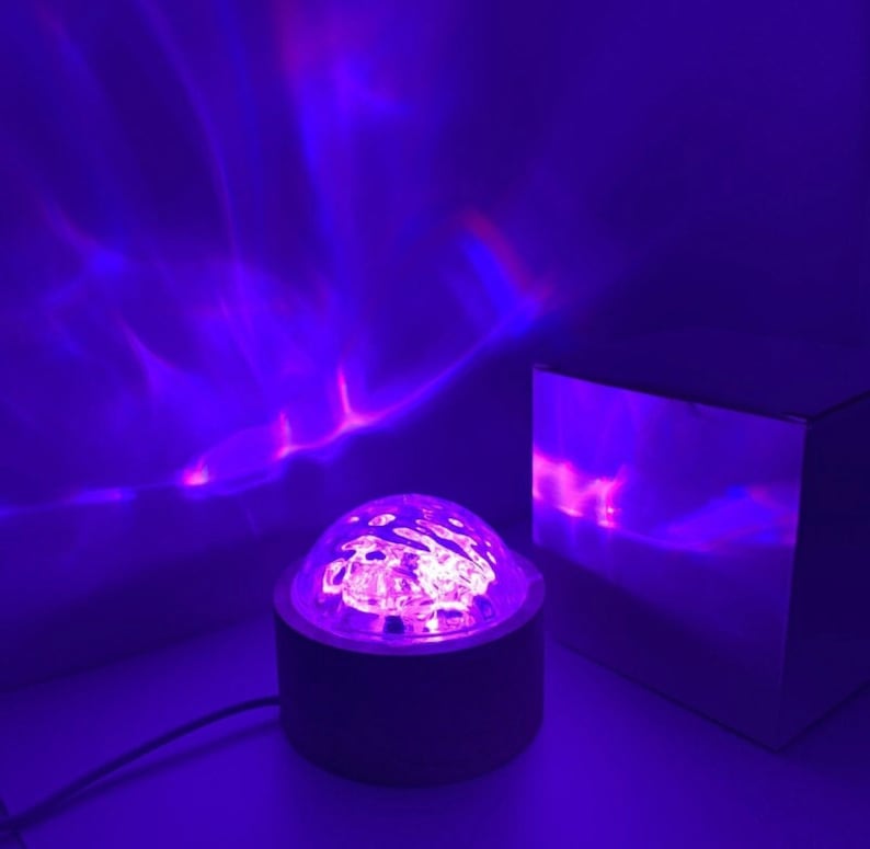 Northern Lights Lamp, Rotating Ambient, Water Ripple Projector, Flame ...