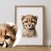 Safari Nursery Decor, Set of 6, Wild Cat Animal Wall Prints Cheetah ...
