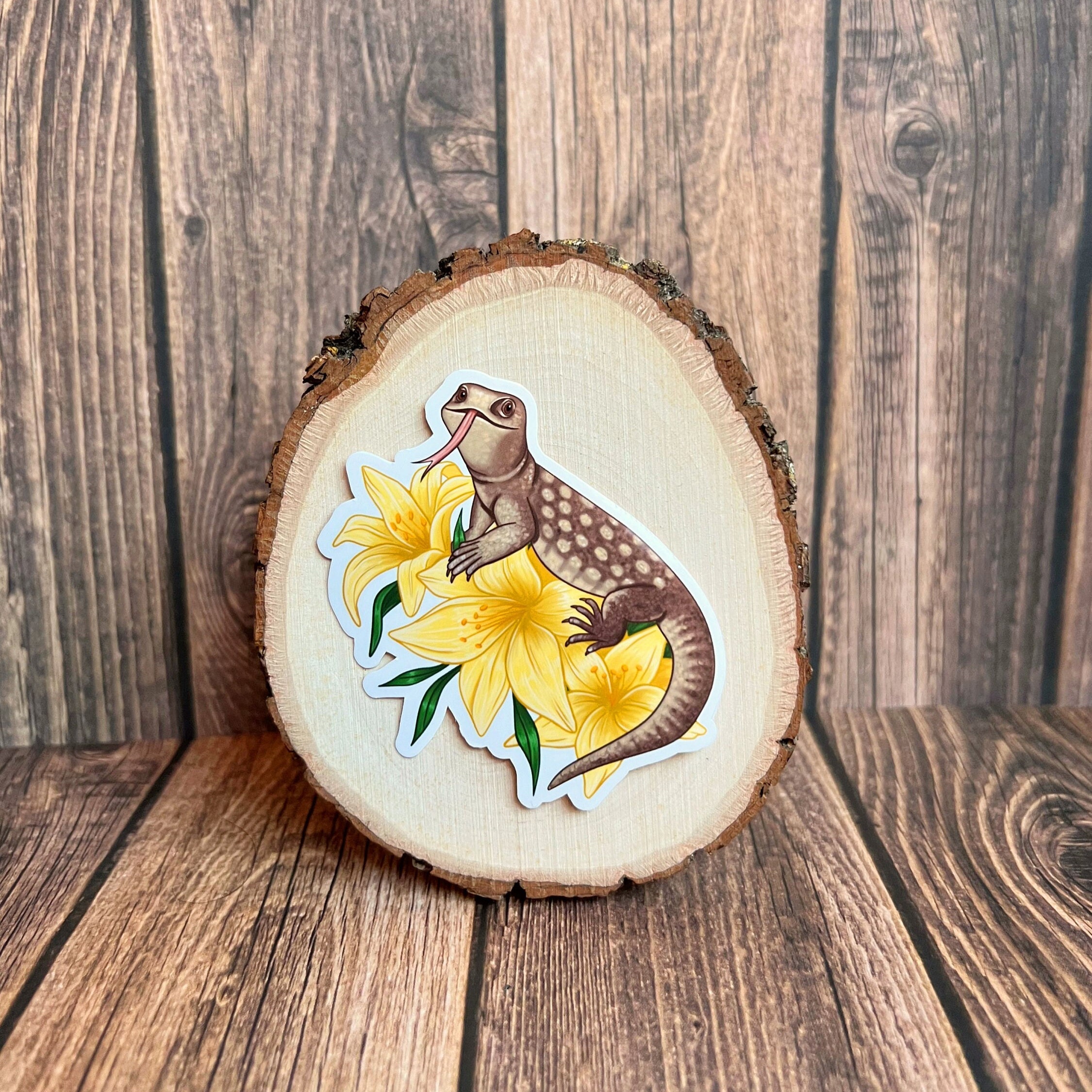 Savannah Monitor Sticker Fairy Sticker, Reptile Art, Cute Animal ...